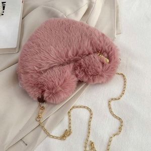 Bags | Fluffy Shoulder Bag | Poshmark